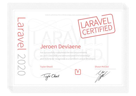 I Passed The Laravel Certification Exam Jeroen Deviaene