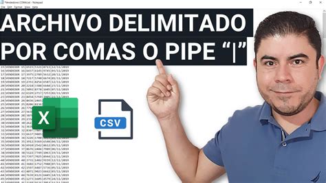 Guardar Archivo De Excel En Csv Separado Por Pipes O Cualquier Otro