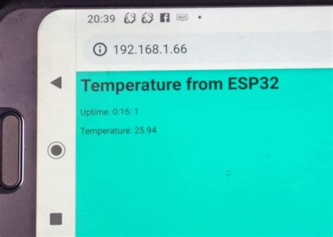 Esp32入門 通信機能が標準搭載されたマイコン・ボード 9 測定した温度をwebに表示① Arduinoクックブック
