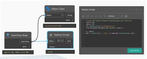 Finding If The Input Is List Or Not Using Python Revit Dynamo