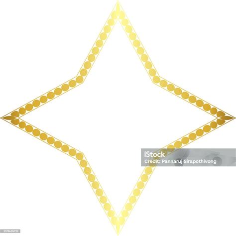 4 개의 뾰족한 별 구조 둥근 원형 그래픽 디자인 예술적인 금 그림 프레임 럭셔리 황금 프레임 골드 테두리 벡터 Royals 프레임 워크 장식 장식 요소 절연 배경 0명에