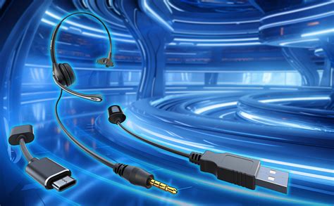 Wantek Usb Wired Headset With One Ear Noise Cancellation Headphone And One Microphone Connect