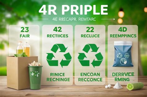 The R Principle Reduce Reuse Repair And Recycle For Zero Waste Product Packaging Design An
