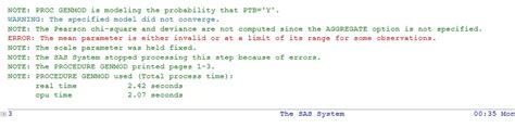 proc genmod error sas support communities