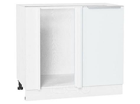 Шкаф нижний угловой Фьюжн Silky White Белый 816 890 480 купить недорого