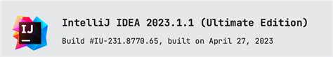 Java Intellij Idea Ultimate Edition Locally Installed Target Jvm