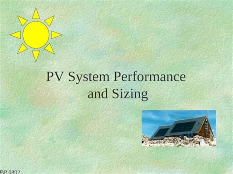 PPT PV System Performance And Sizing DOKUMEN TIPS