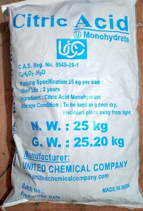 Citric Acid At Best Price In India