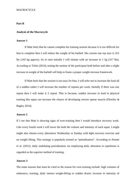 Analysis Of The Macrocycle For Health Advancement And Promotion