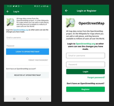 Rework On Register At Openstreetmap · Issue 3371 · Organicmapsorganicmaps · Github