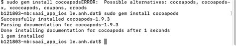 Dùng Cocoapods để Build Dependency