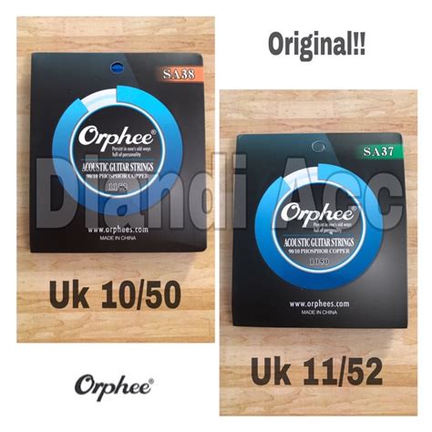 Jual Senar Gitar Akustik Orphee Seri Sa Original Shopee Indonesia