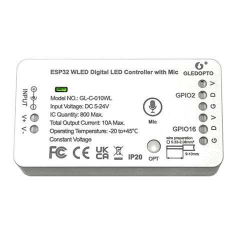 Esp32 Wled Controller Mit Microfon 30 90