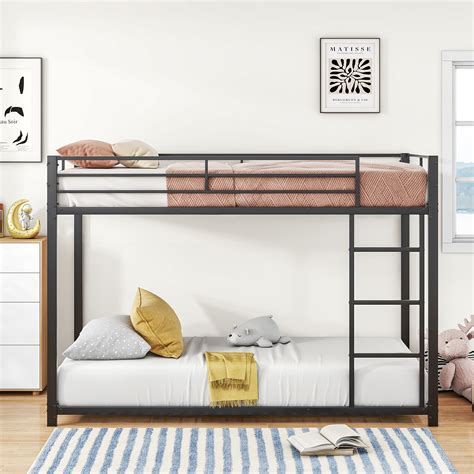 Letti A Castello 2 X 90 X 200 Cm Struttura Letto In Ferro Rete A