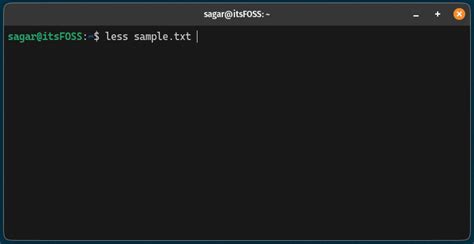 Menos Ejemplos De Comandos En Linux