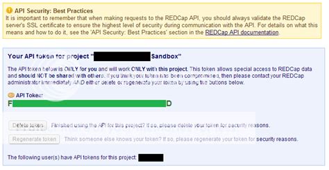 Finding Your Redcap Api Token Vubiostatredcapapi Github Wiki