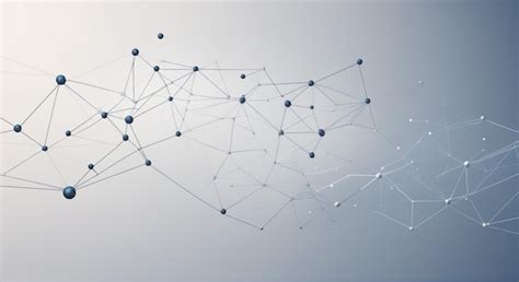 Global Network Connection Abstract Geometric Background With Connecting