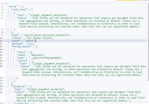 Text Fields Are Not Optimised For Operations That Require Per Document