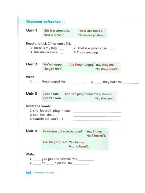 Grammar Reference Tests Pdf