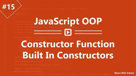 Learn Javascript Oop In Arabic 15 Constructor Function Built In Constructors Youtube