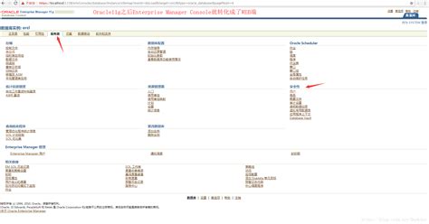 oracle 11g的enterprise manager console的使用 oracle11g enterprise manager console csdn博客