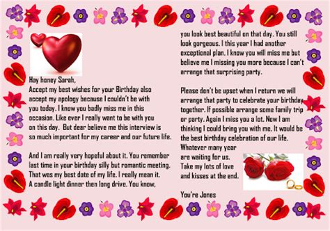 Best Heart Touching Birthday Letter For Girlfriend The Birthday Best