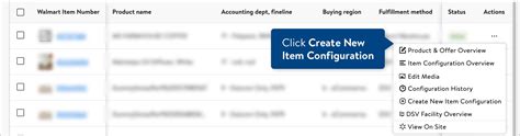 Helpdocs Create A New Item Configuration From The Catalog