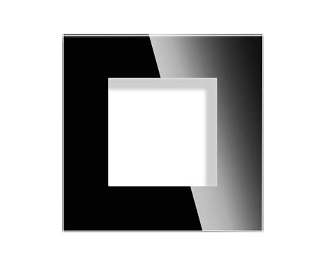 ჩარჩო Elegant Smart Home 1 მინის შავი