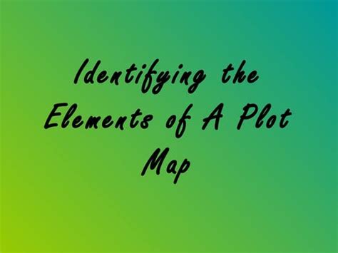 Elements Of Plot Ppt Fiction Books And Literature