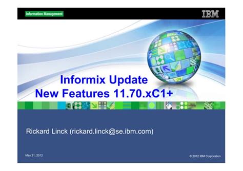Informix Update New Features 1170xc1 Pdf