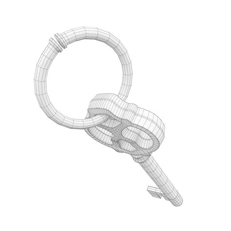 D Dirty Rusty Key Model TurboSquid