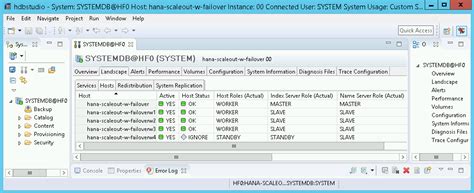 Sap Hana Scale Out System With Host Auto Failover Deployment Guide