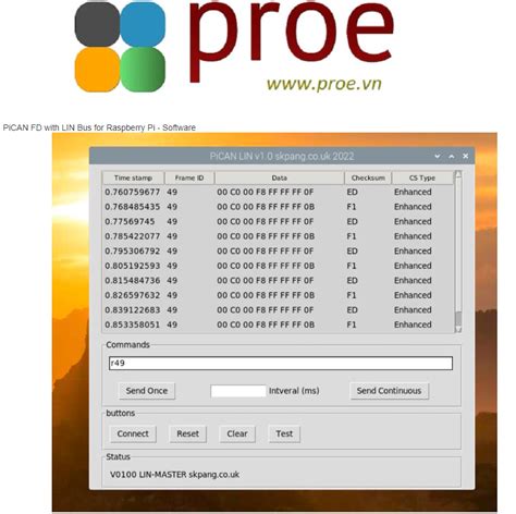 Pican Fd With Lin Bus For Raspberry Pi Điện Tử Proe
