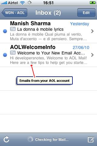 How Do I Configure AOL Email On The IPhone POP3