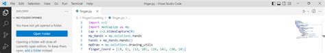 Finger Counter Using Mediapipe Opencv And Python Learning Robotics