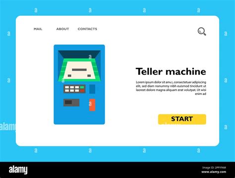 Automated Teller Machine Vector Icon Stock Vector Image And Art Alamy
