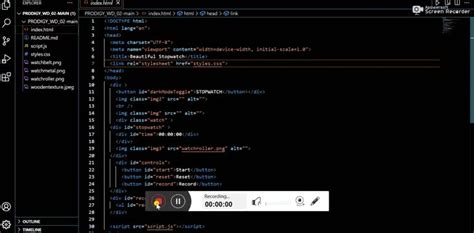 Darshana Upadhye On Linkedin Intership Prodigyinfotech Stopwatch Webdevelopment