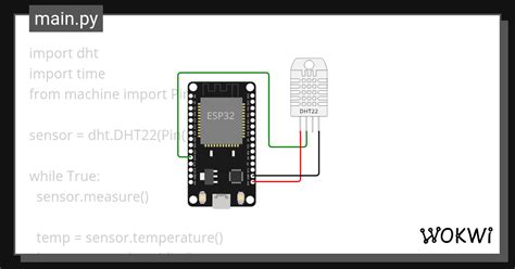 Tempsensor Wokwi Esp32 Stm32 Arduino Simulator