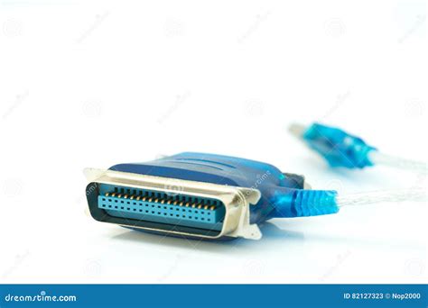 Printer Port Stock Image Image Of Blue Parallel Power 82127323