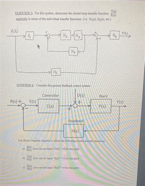 Solved QUESTION 5 For This System Determine The Chegg