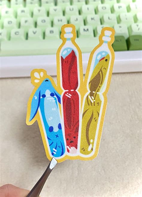 Ffxiv Eorzea Snacks Matte Laminated Stickers Set 3 Etsy