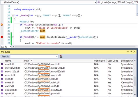 C Can T Use Ms ADO Give Error Class Not Registered Stack Overflow