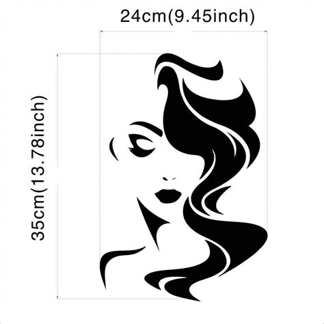 Beauty Salon Wall Sticker Hair Salon Wall Decal Home Rooms Art Decor
