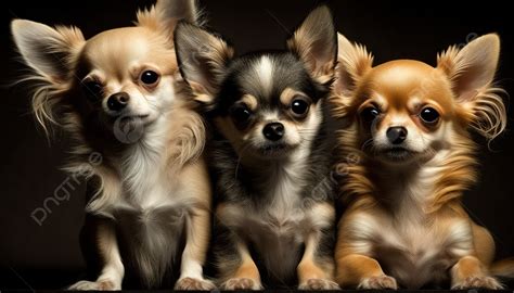 세 마리의 치와와 개 배경 일러스트 세 마리의 치와와 개 사진 및 배경 화면 무료 다운로드 Pngtree