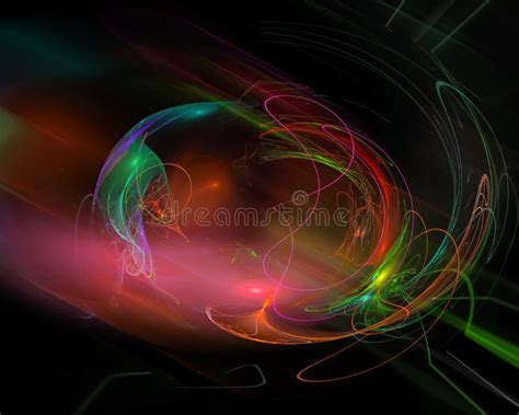 Abstract Digital Energy Graphic Decoration Creative Surreal Fractal