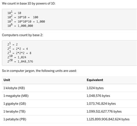 A Great Explanation Of Bits Bytes And Other Units Used To Measure