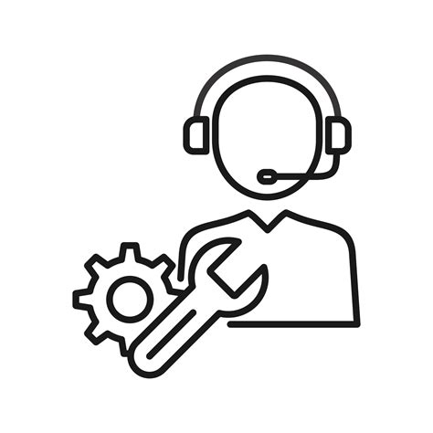 Technical Support SEO Line Icons Vector Art At Vecteezy
