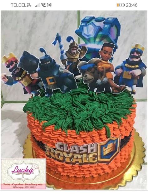 Pin De Aracelli Cuevas En Cumpleaños Clash Royale Pasteleria