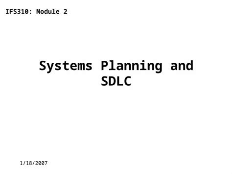 Ppt Systems Planning And Sdlc Dokumen Tips