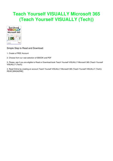 Ppt Pdfbook Teach Yourself Visually Microsoft 365 Teach Yourself